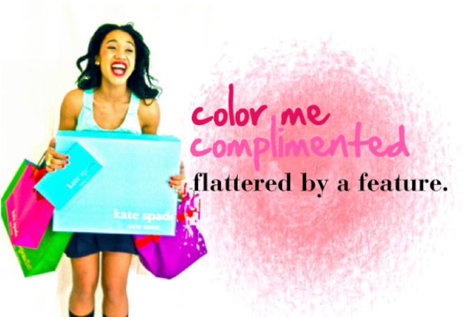 Color Me Courtney - flattered by a feature >> bombshell