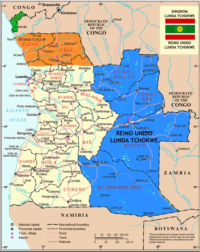 MOVIMENTO DO PROTECTORADO LUNDA TCHOKWE: PORTUGAL 493 ANOS EM ANGOLA ...