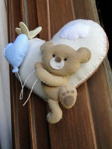 8 Moldes de tiernos ositos para coserlos en fieltro o en peluche ...