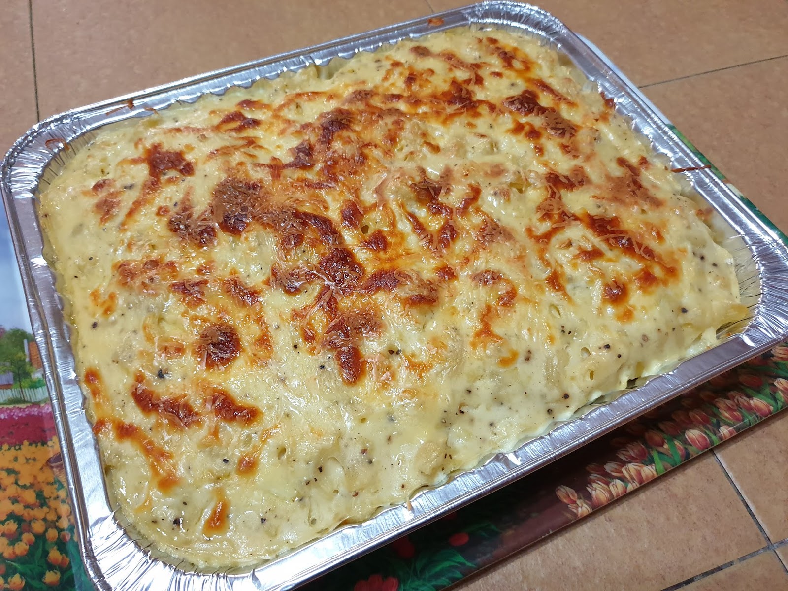 ZULFAZA LOVES COOKING: Macaroni bakar dengan sos putih (bechamel sauce)