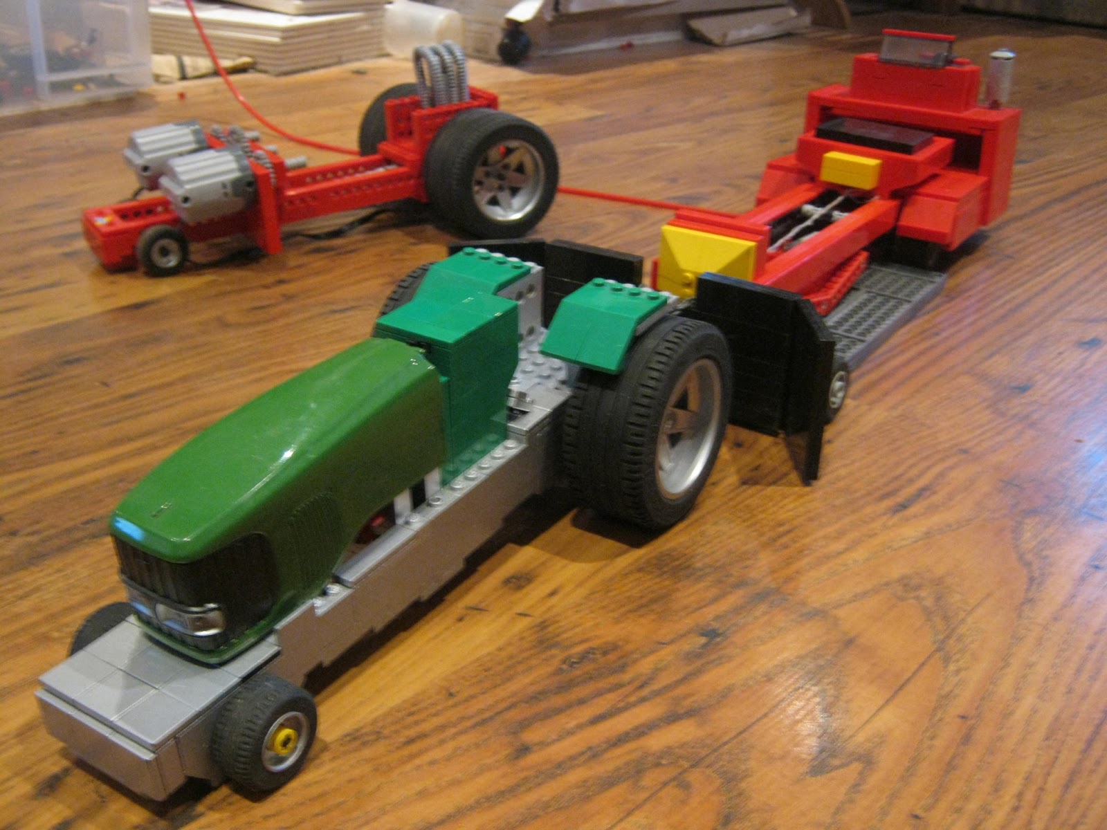 BLTPA lego pulling: Tractors
