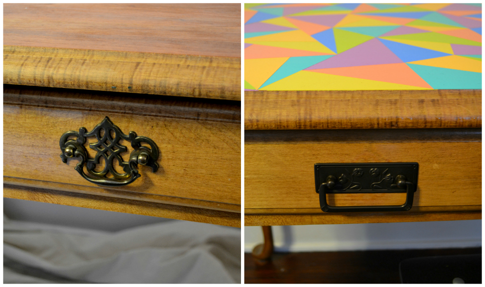 dissolved into something: Abstract Geometric Desk