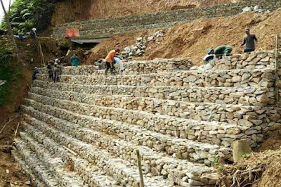Pasang Bronjong Pacitan - Jasa Pasang Bronjong Gabion