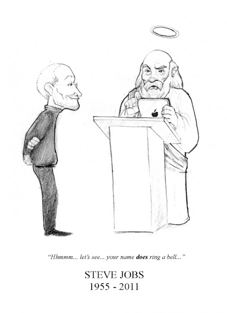 Cuerazos Fotos: Steve Jobs, Cartoons after his Death I-phone i-pad ...