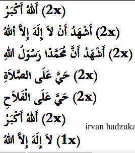 Pengertian Serta Syarat Adzan Dan Iqamah