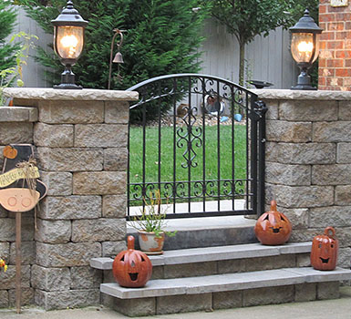 The Allan Block Blog: AB Courtyard and Swinging Gates Bring Added ...