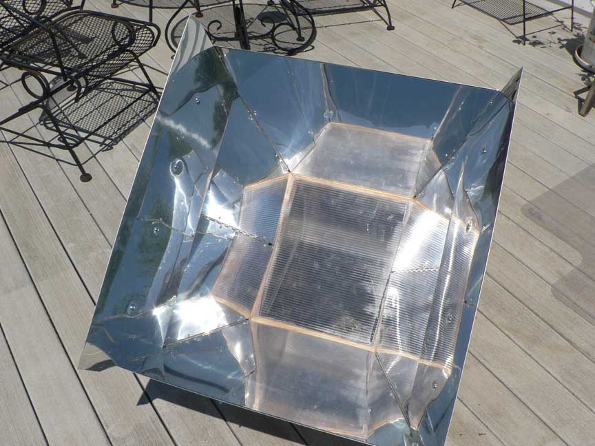 Antiquity Oaks: Cooking with our solar oven