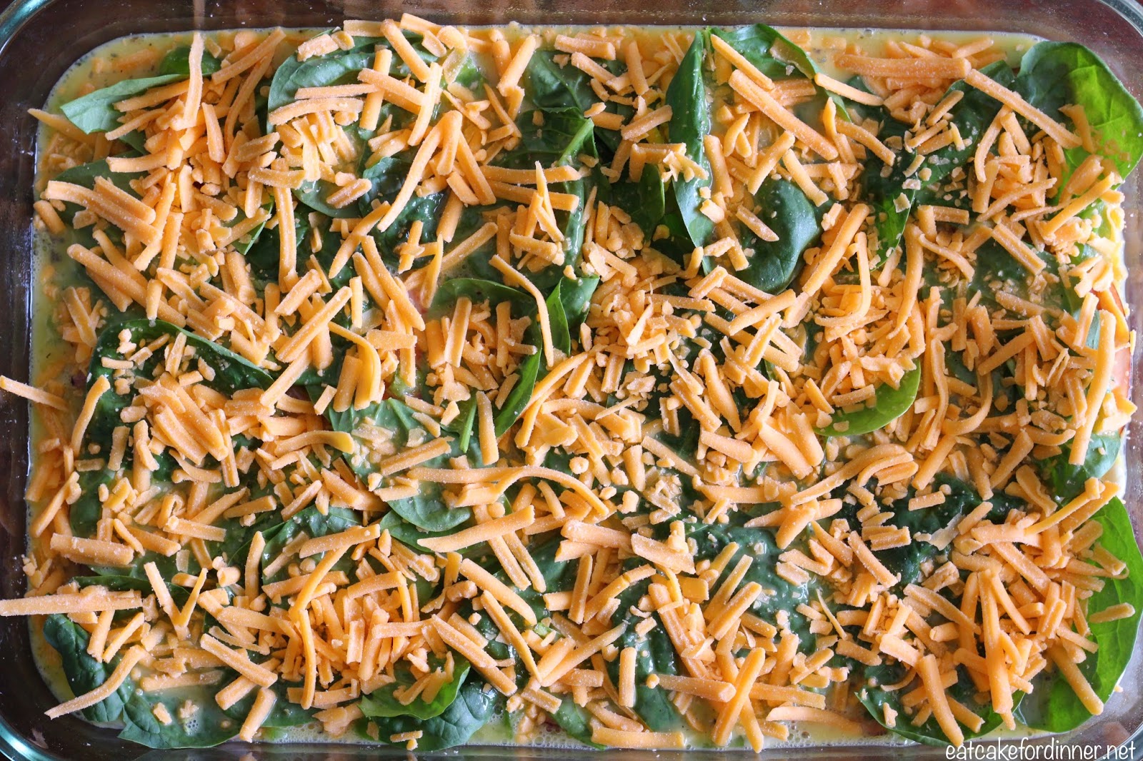 Eat Cake For Dinner: Layered Cheesy Breakfast Casserole