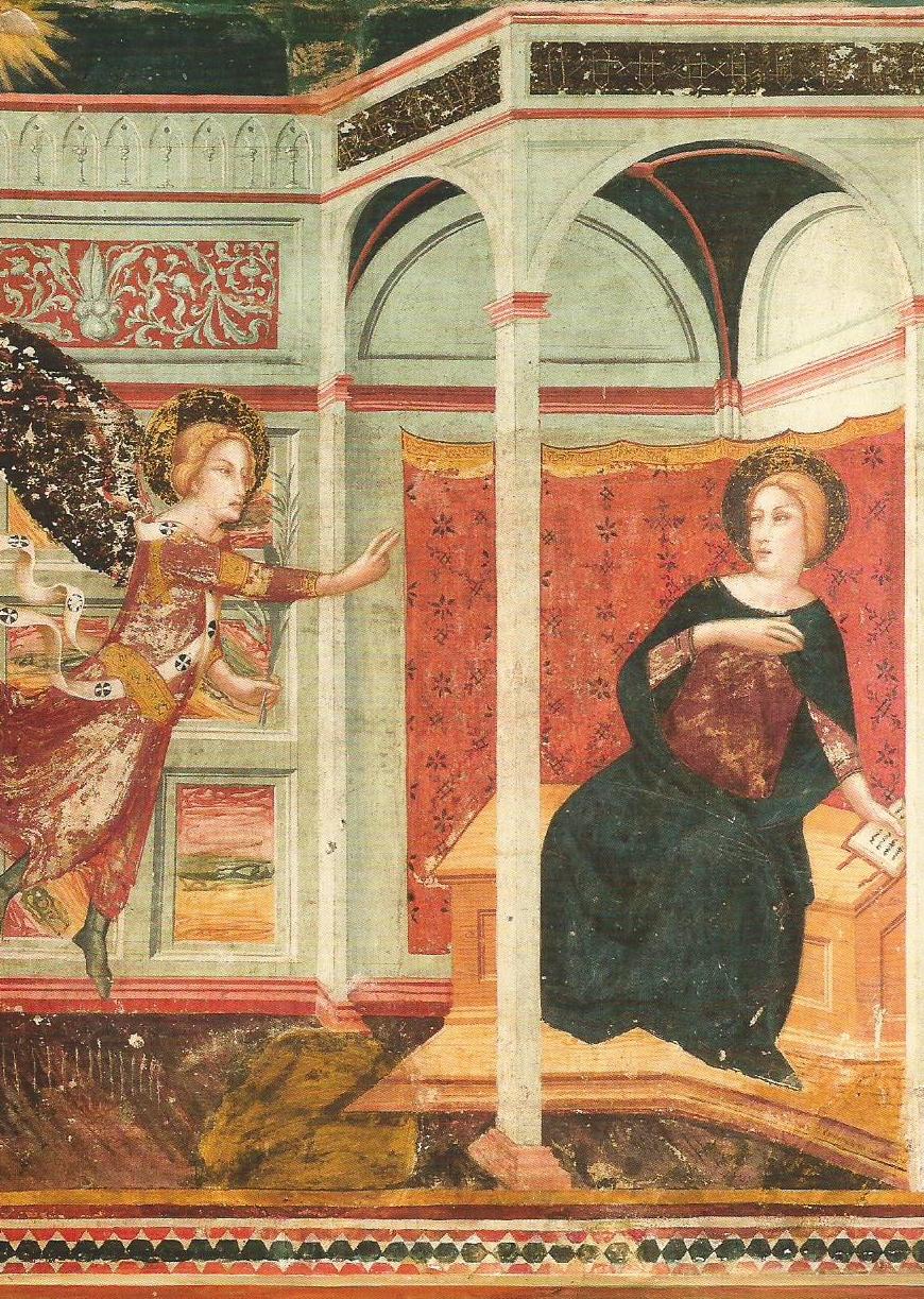 Cartes i postals d'arreu: Ferrer Bassa : L'Anunciació