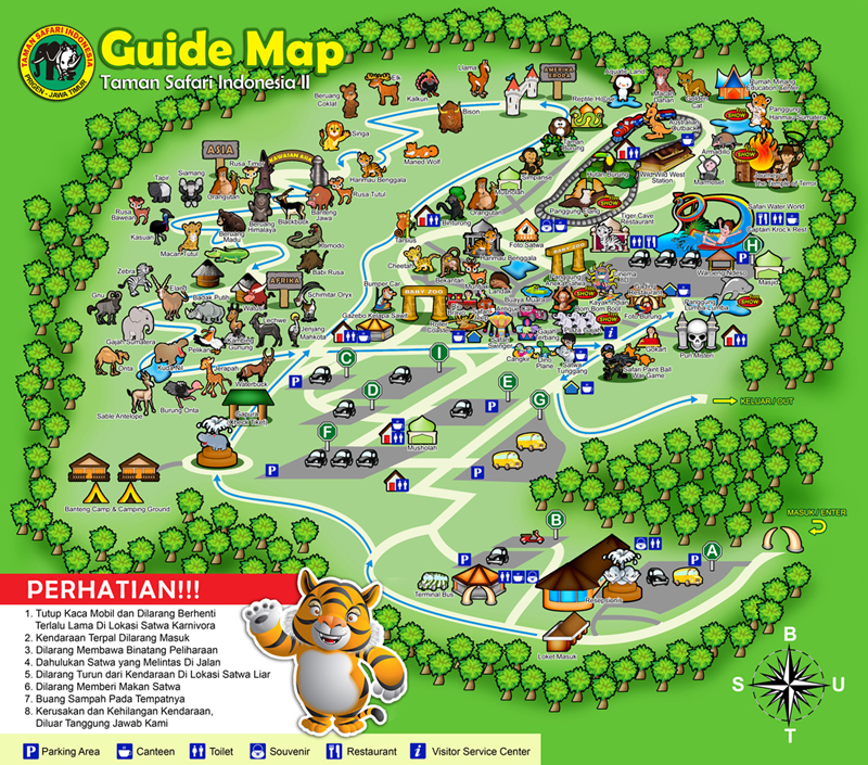 出走。自得其乐: 泗水野生动物园 (Taman Safari Indonesia II) 的新体验