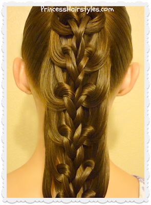 Kaleidoscope Braid Continuation, 2 in 1 Hairstyle Tutorial | Hairstyles ...
