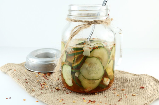 Fire and Ice Pickles - Keto Recipes