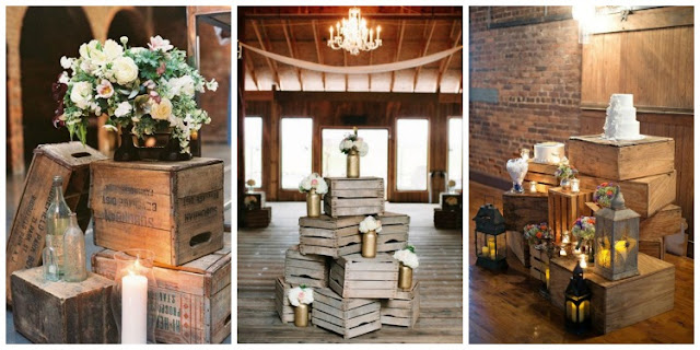 Wooden boxes for wedding decoration - Diy Fun World