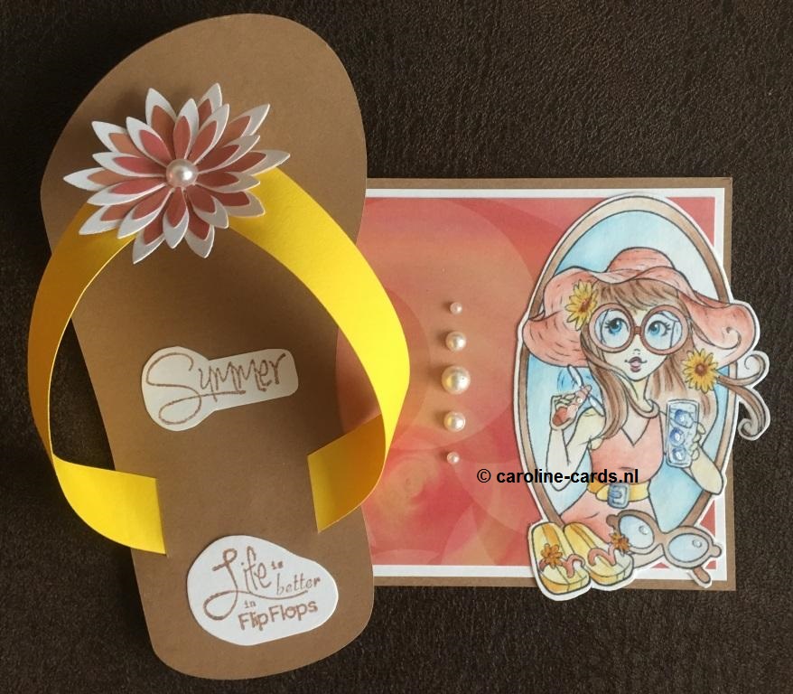 Caroline Cards: Slippers