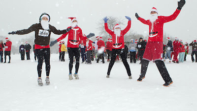 Christmas TV History: Santa Hustle 5k and Half Marathon