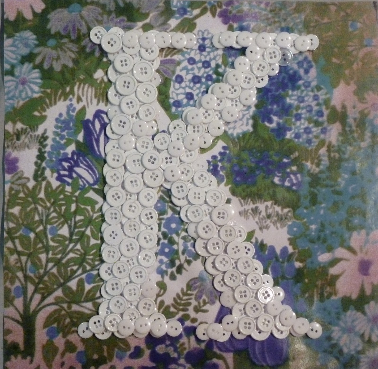 iH3ART@blogspot.com: Button Letters