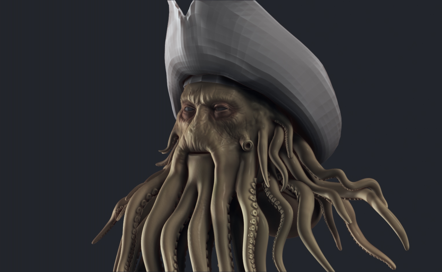 ADITYA PARAB - CG WORK: Davy Jones Model