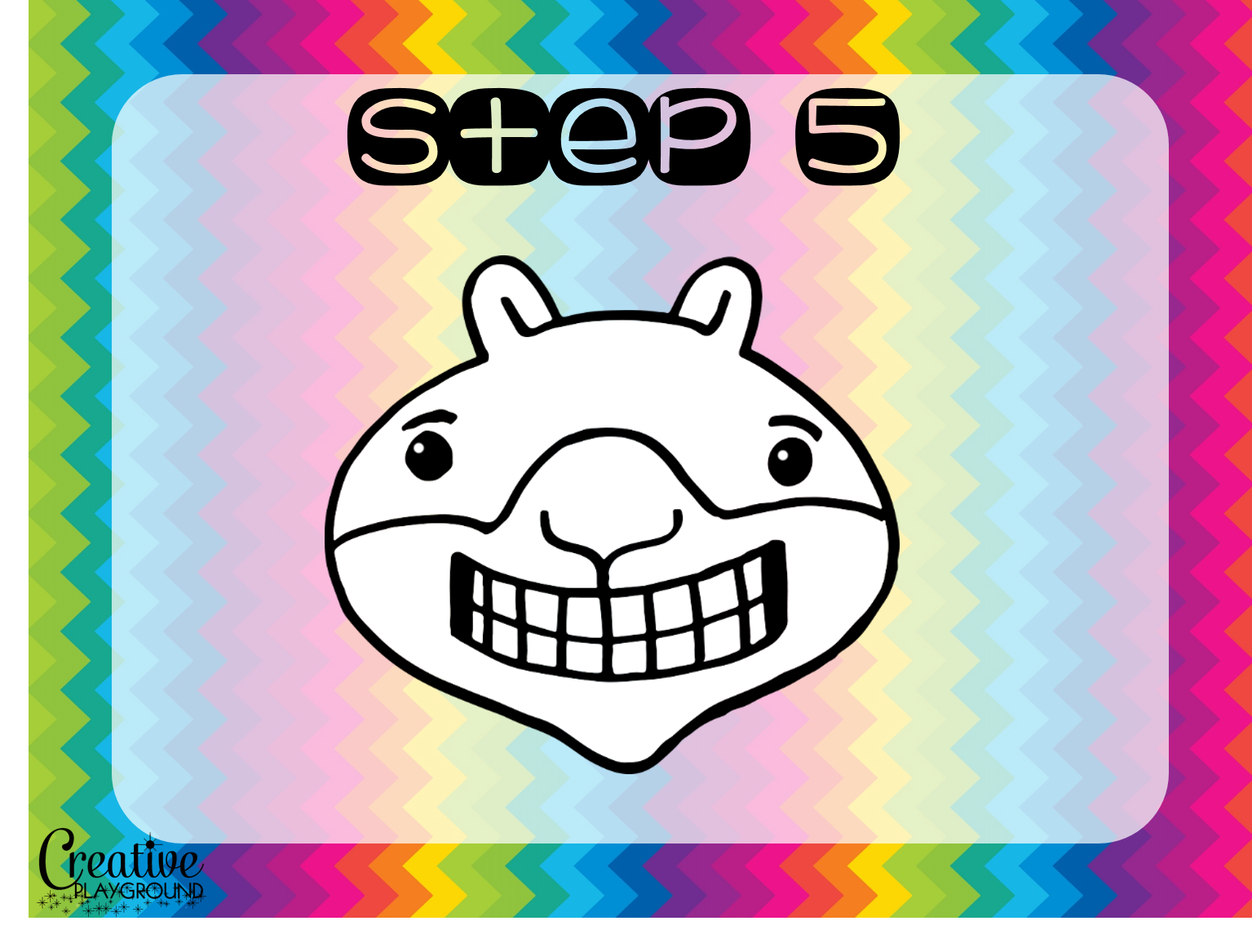 Creative Playground: Squaredy Squirrel Directed Drawing...Yes You Can ...