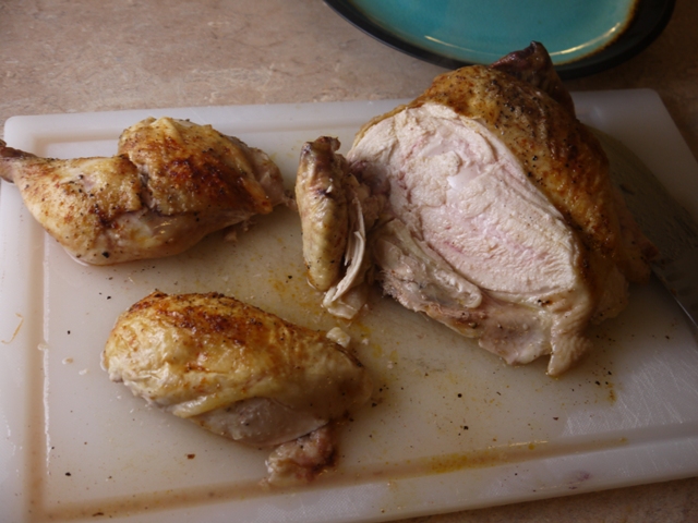 Clockwatching Tart: Spatchcocked Chicken with Roasted Vegetables