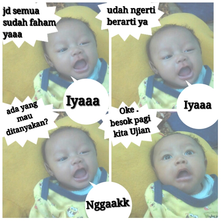 Meme Bayi Baby Lucu