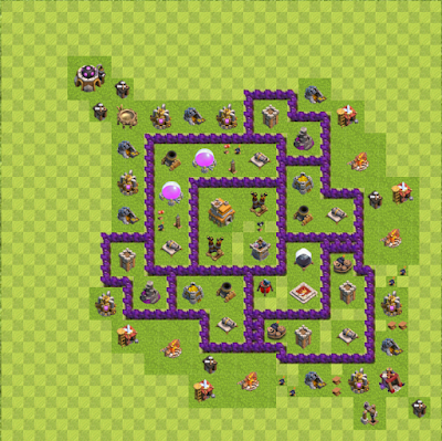 7 War Base CoC TH 7 Terkuat dan Terbaik | 7Toptrend.com