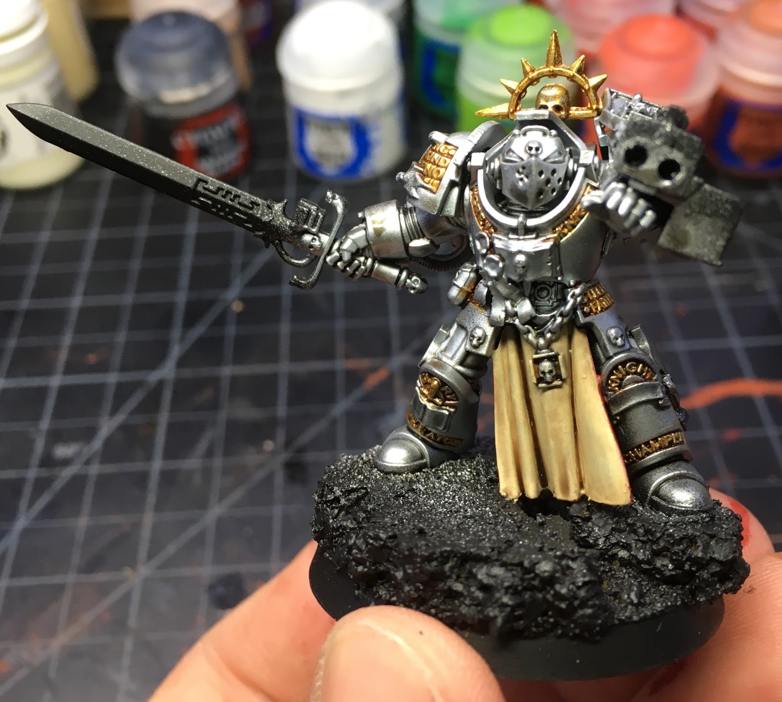 262nd Death Korps of Krieg: WIP: Grey Knights Brotherhood Champion - Part 1