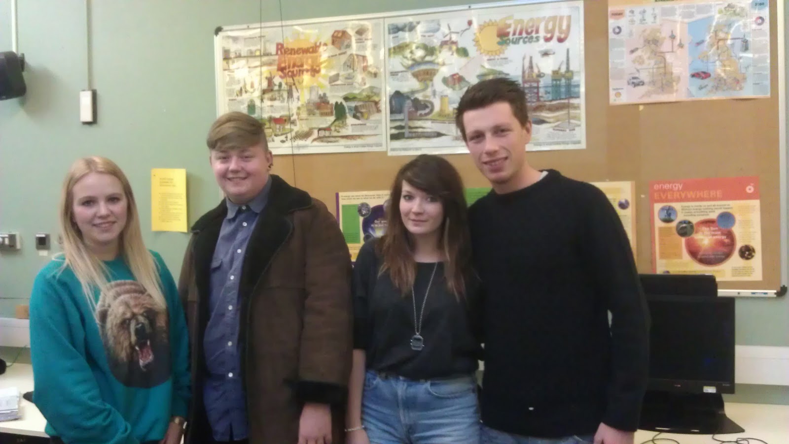 Meg, Jess, Harry and Joe