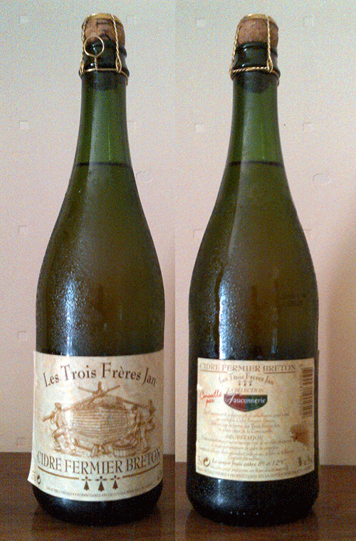 Cider Pages: Les Trois Freres Jan Cidre Fermier Breton