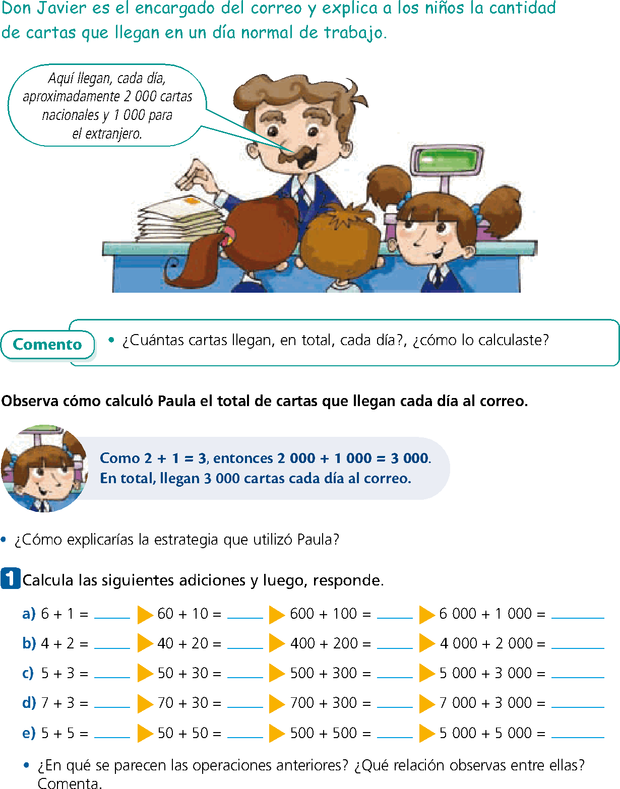 ADICION Y SUSTRACCION CON NUMEROS HASTA EL 30 000 EJERCICIOS DE ...