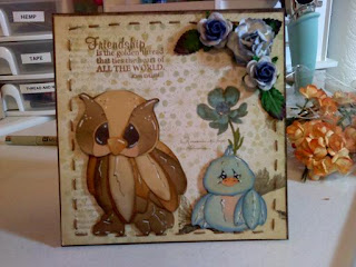 Yorkie Mom Scrapping: My first Paper Piecing Card