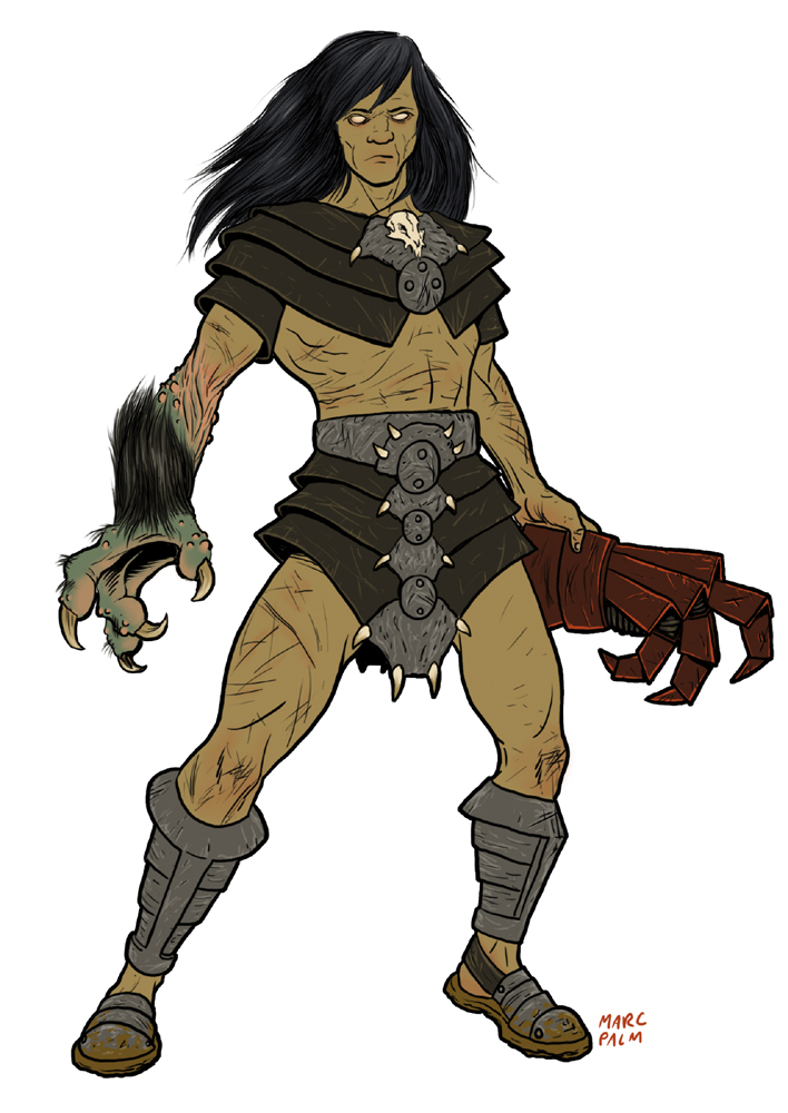 Let Me Draw My Stuff For You!: Claw the Unconquered redesign