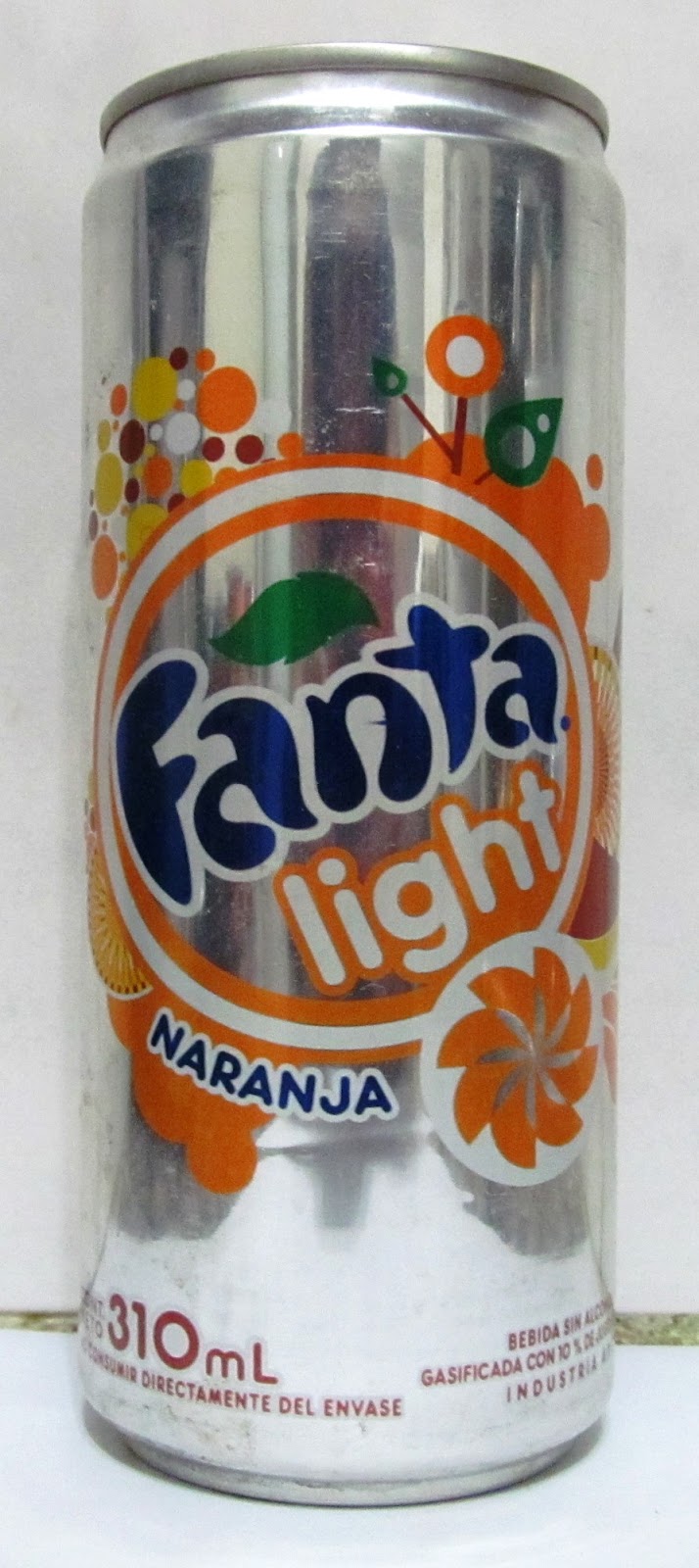 LATAS Y BOTELLAS COLECCIÓN: LATA FANTA NARANJA LIGHT ARGENTINA 2010