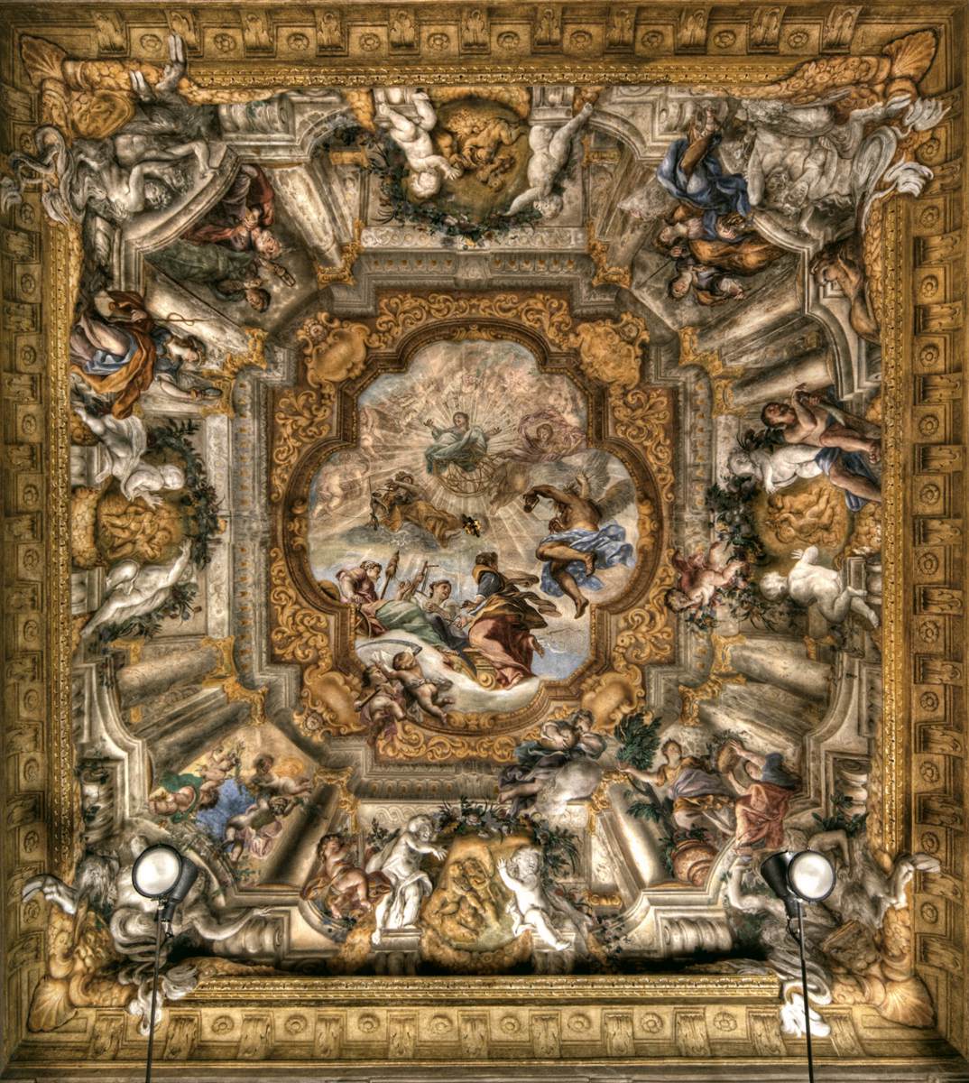 Spencer Alley: Decorative Frescoes on Palace Ceilings I