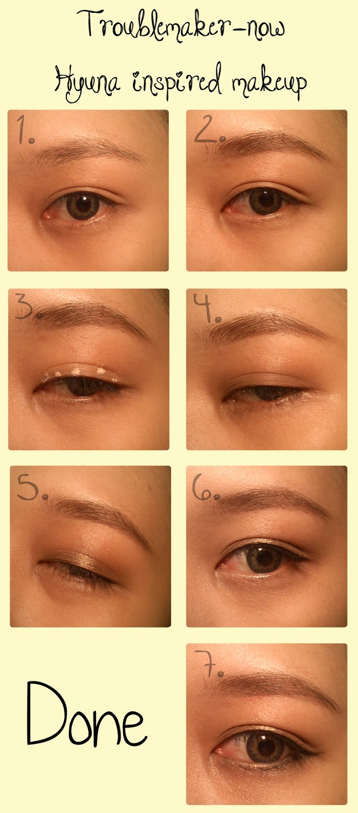 THESORBETJOURNEY: Troublemaker Hyuna Now "There is no tommorow" Makeup