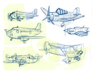 ART OF ANDY: "STUDY" visual development "PLANES"