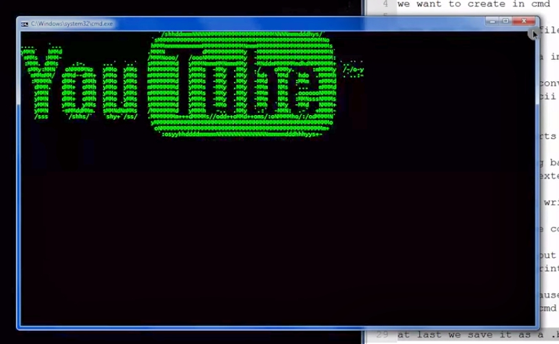 How to make awesome design in cmd.