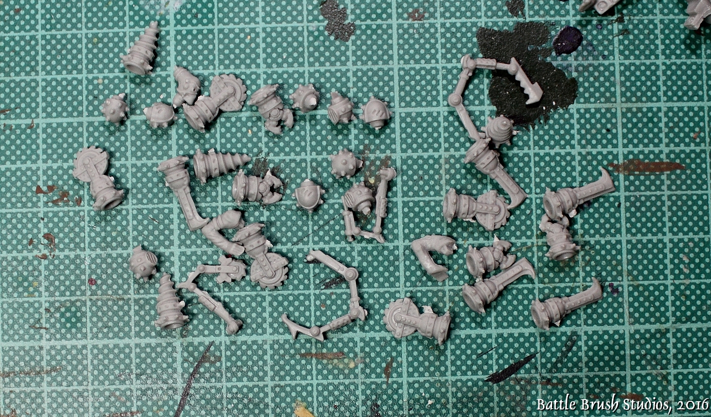 Battle Brush Studios: Review: Warmachine Cephalyx Mind Slaver & Drudges