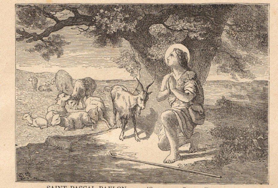 ICONOGRAPHIE CHRÉTIENNE: Saint PASCAL BAYLÓN, frère convers franciscain ...