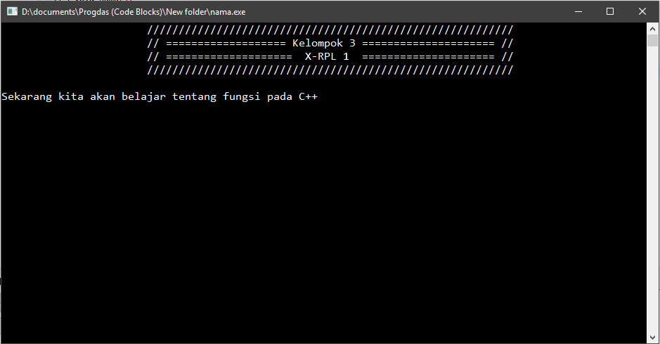 Mengenal Fungsi | C++ Programming Tutorial ~ Angga Gemilang Blog