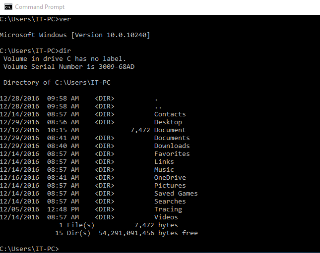 How To Used Command Dos On Windows