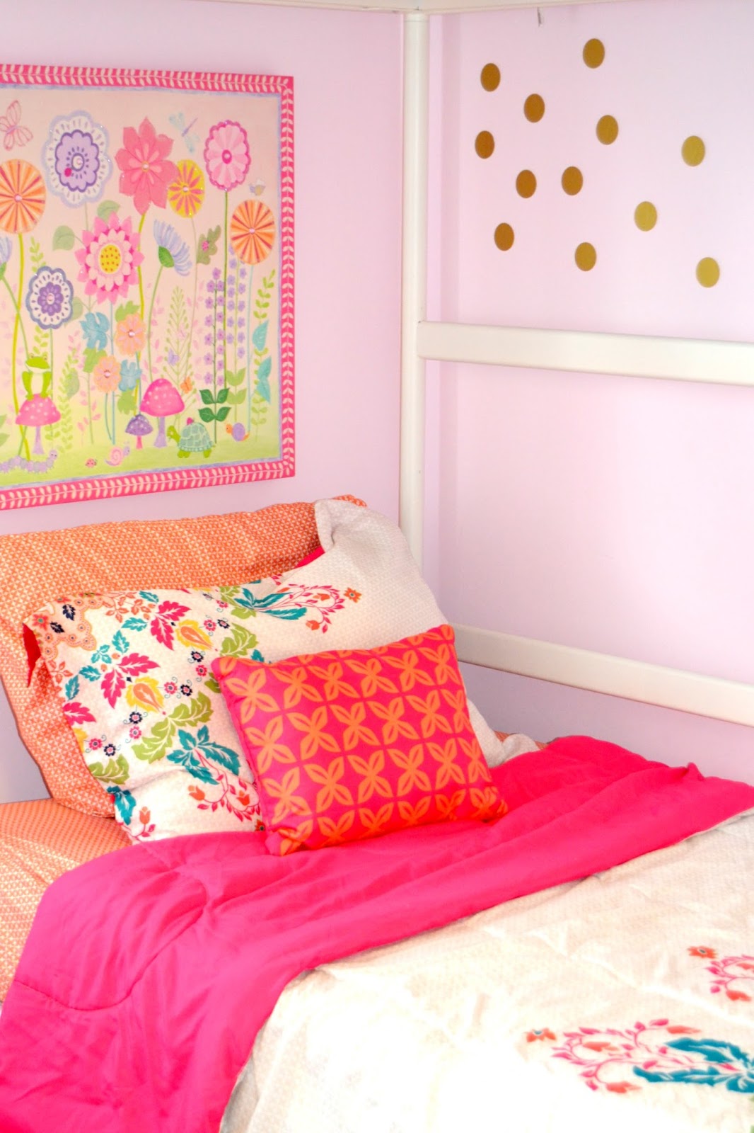 Colorful Girls Room Makeover - Lou Lou Girls