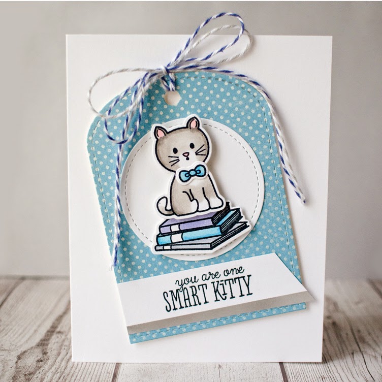 Smart Kitty! - Sharna W. - Cards By Sharna