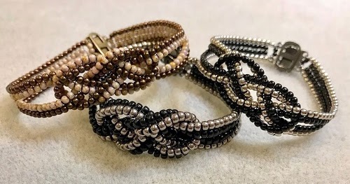 Beaded Knot Bracelet and Ring Tutorials / The Beading Gem
