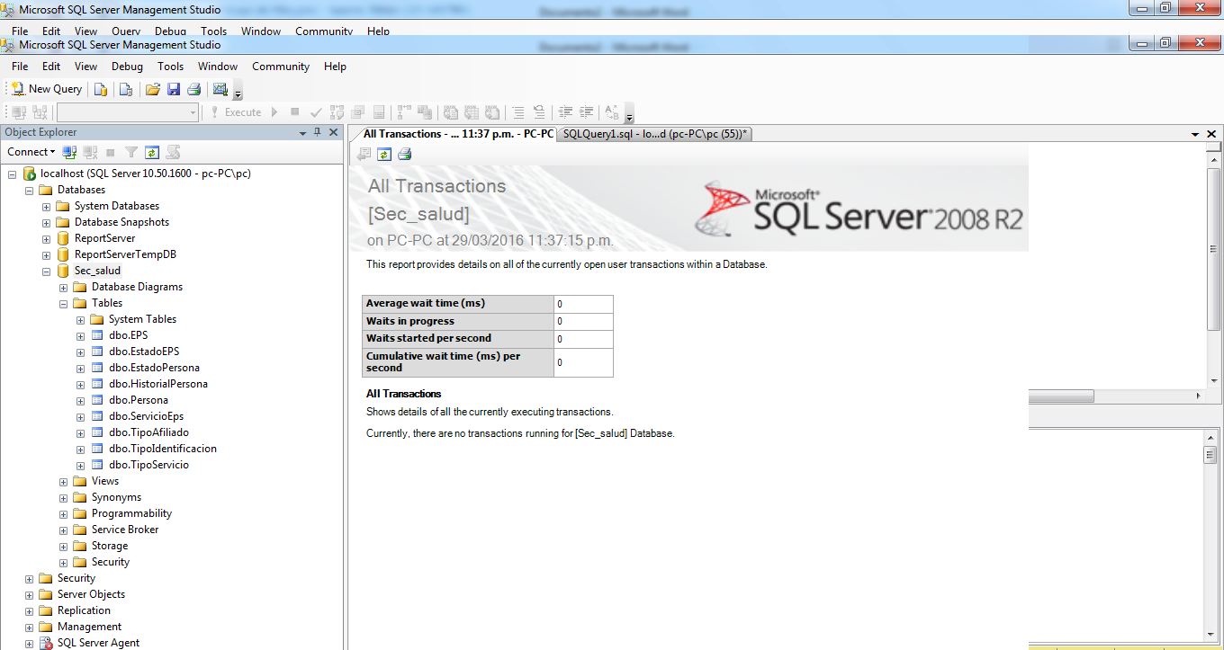 Manejo De Transacciones: Manejo De Transacciones, Bloqueos, Control de ...