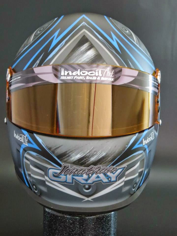 Racing Helmets Garage: Bell GTX.2 J.Gray 2014 by Indocil Art