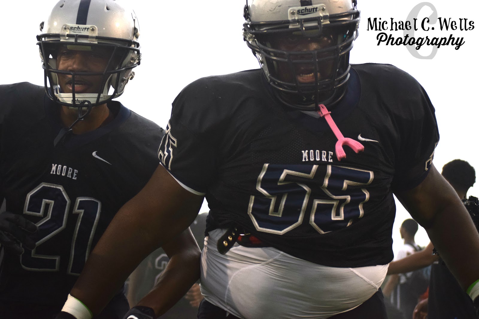 Moore Football Dominates Seneca