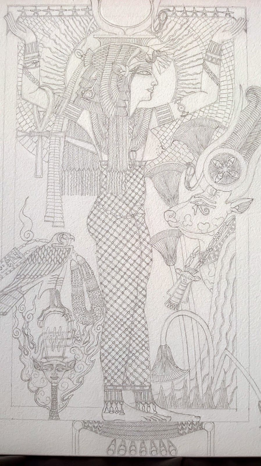 Icons of Kemet: Photo Essay: A Goddess, From Start to Finish