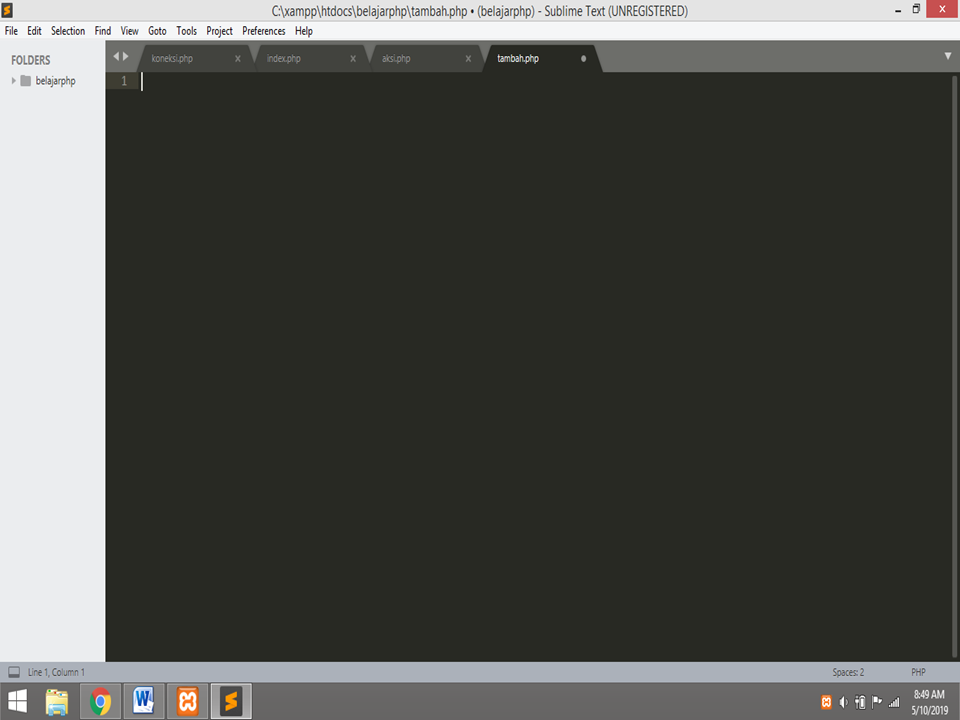 Cara Membuat CRUD Dengan PHP di MySQL | Tutorial - Blog Adi bin Ajat Web