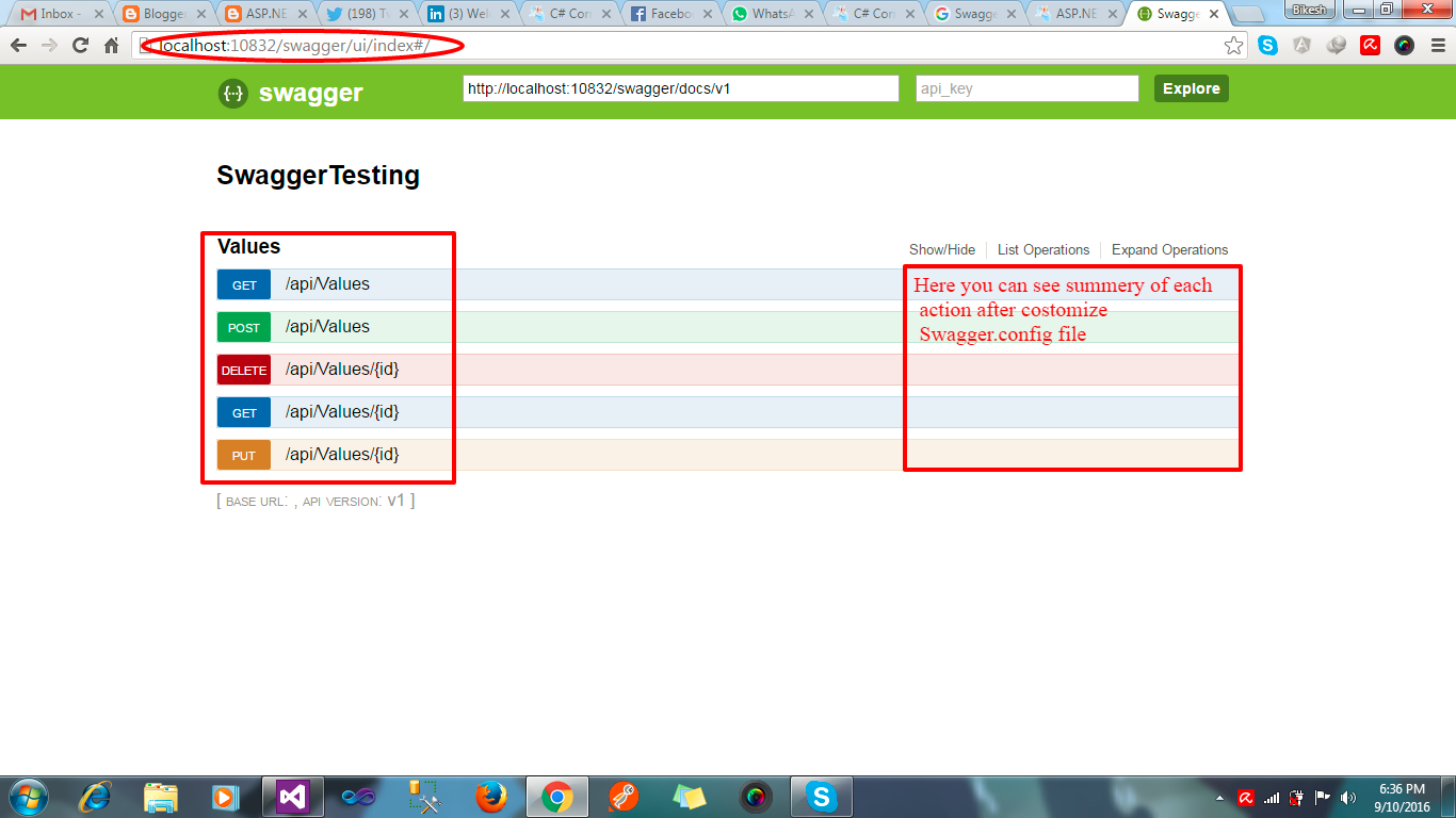 Swagger integration with web api in MVC. ~ ASP.NET,MVC,SQL,Azure,DevOps,ANGULAR,WEB API,SSRS,WCF ...