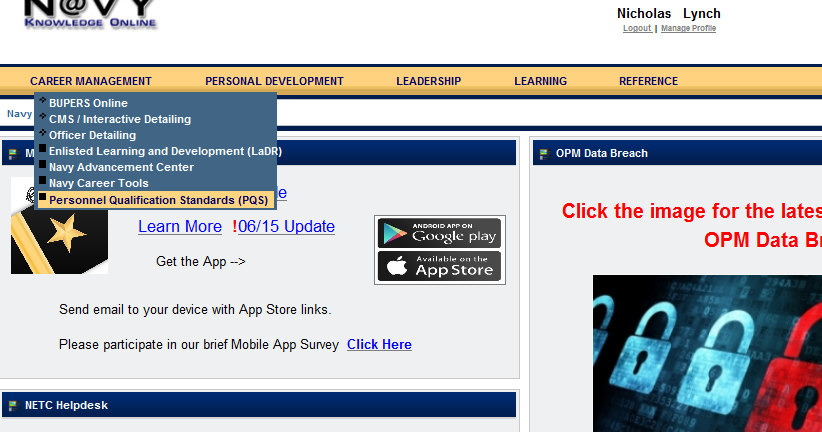 Navy Joe: Quick Guide to Find any PQS....